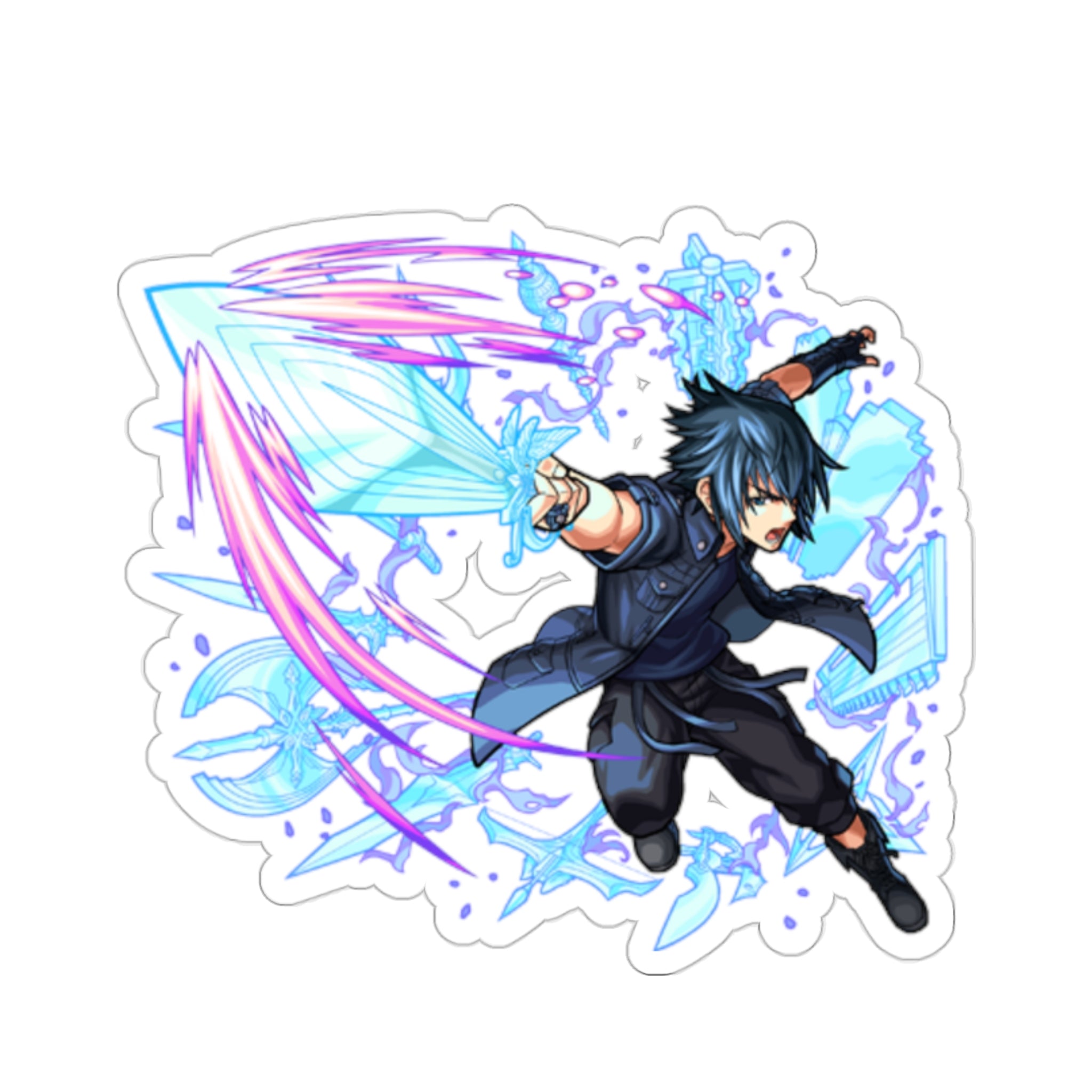 FFXV Waterproof Sticker - Noctis Warp Premium Gaming Vinyl Car Decal ...