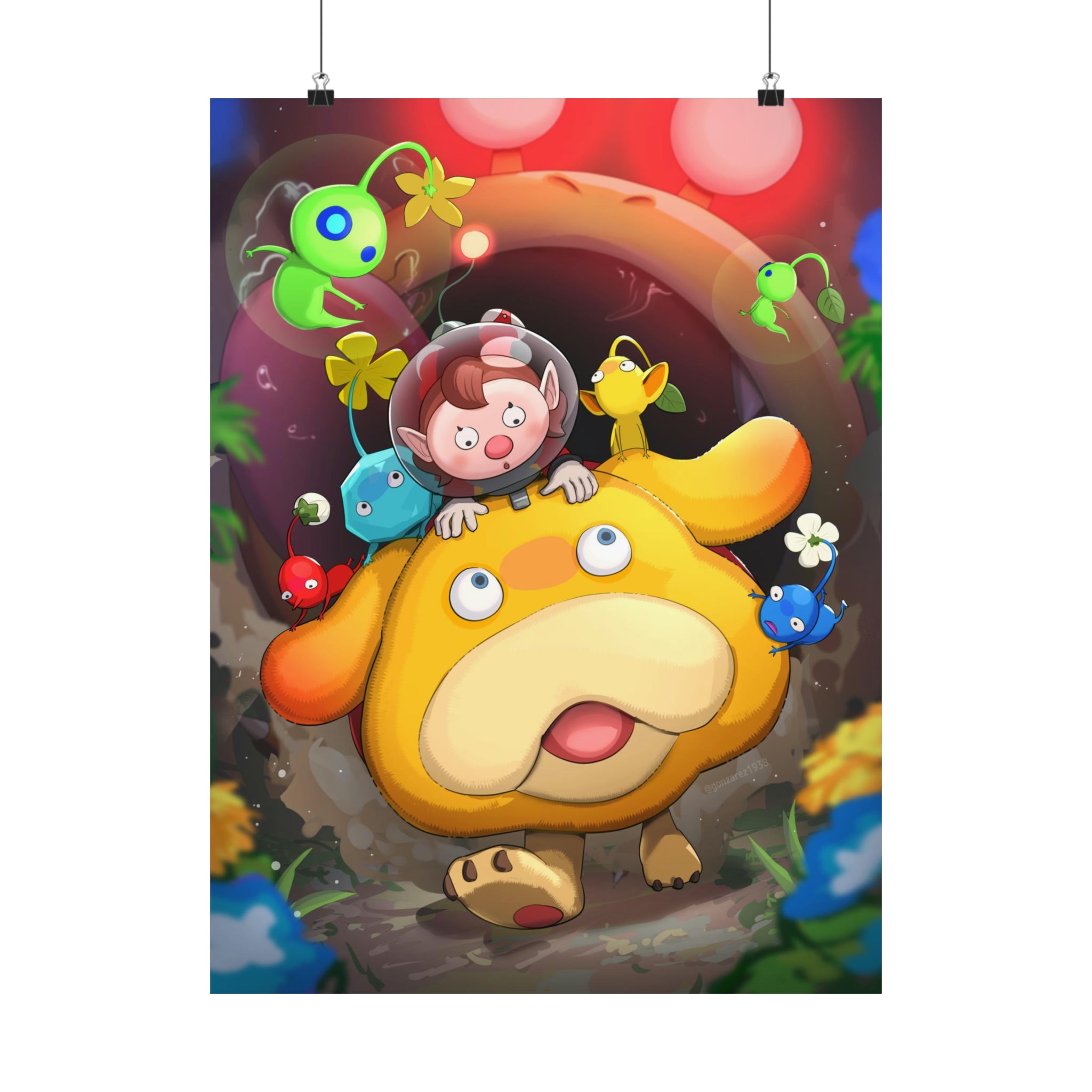 Pikmin Poster - Gaming Decor Wall Art - Premium Matte Vertical Poster ...