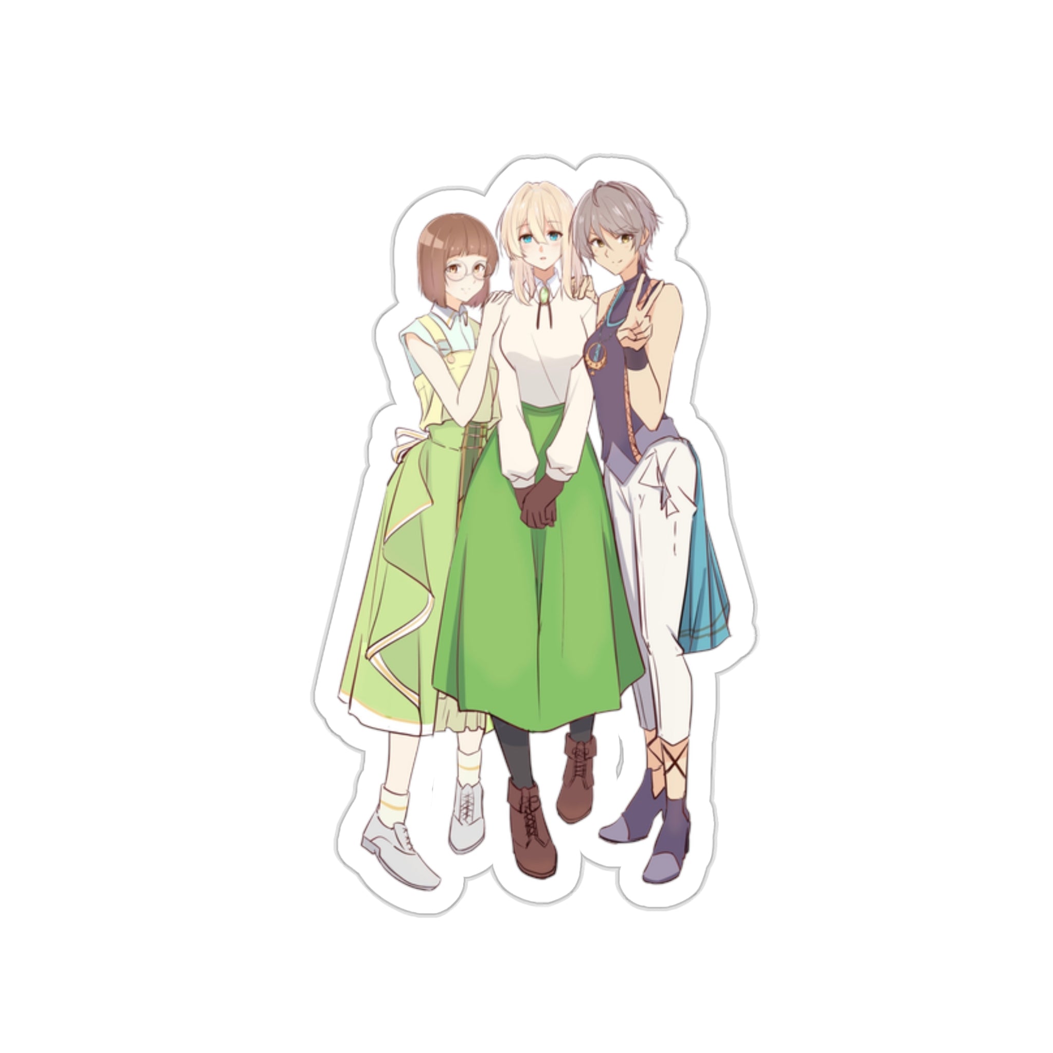 Violet Evergarden Sticker - Erica Violet and Iris Anime Vinyl Decal ...