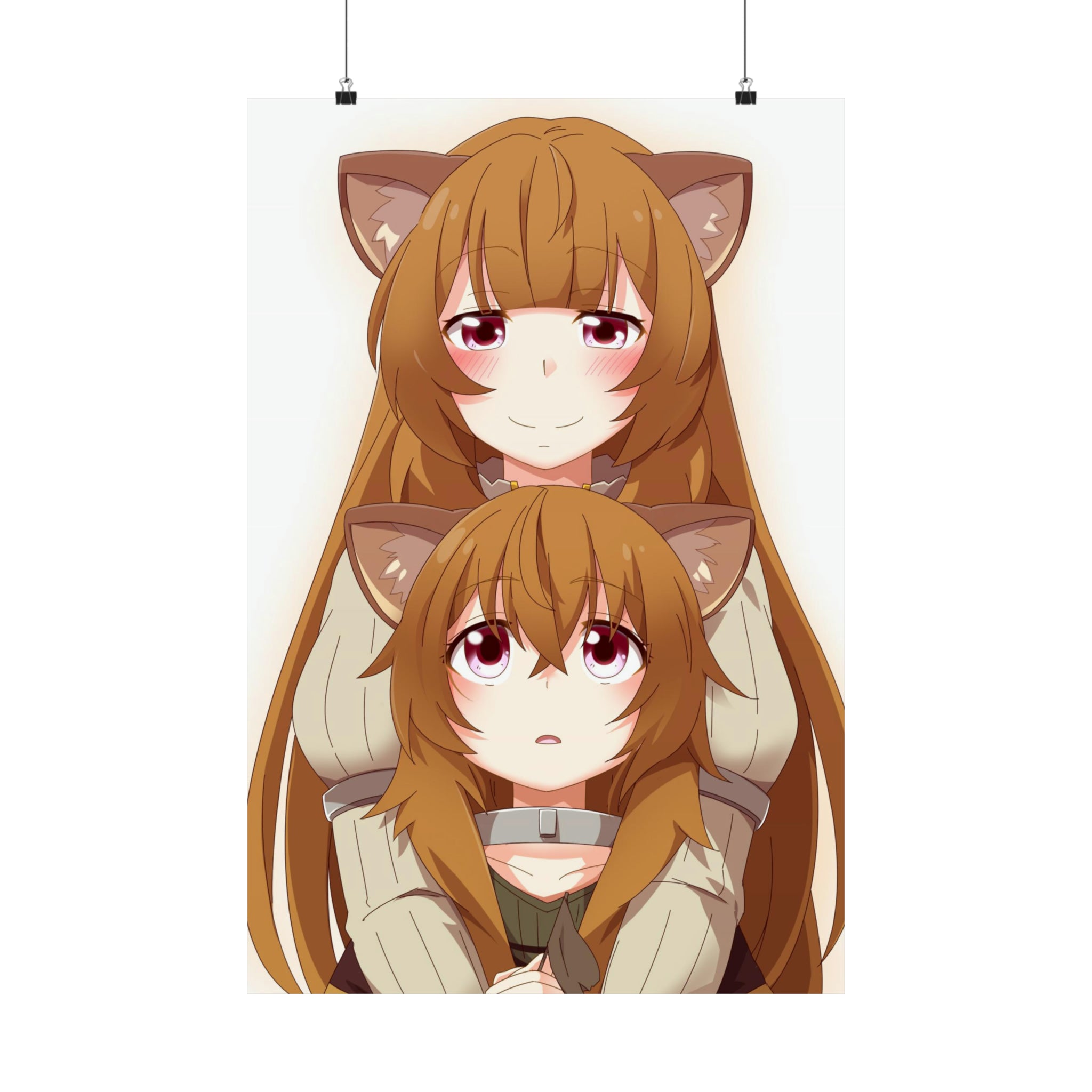 The Rising of the Shield Hero Poster - Raphtalia and Child Raphtalia A ...