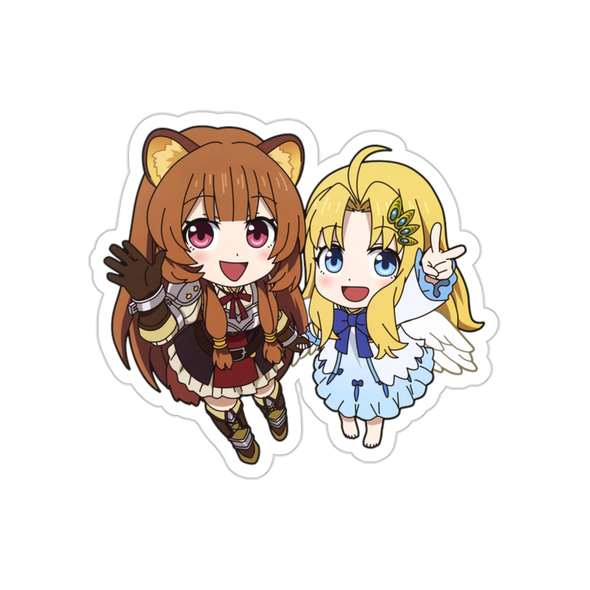 The Rising of the Shield Hero Waterproof Sticker - Chibi Raphtalia and ...
