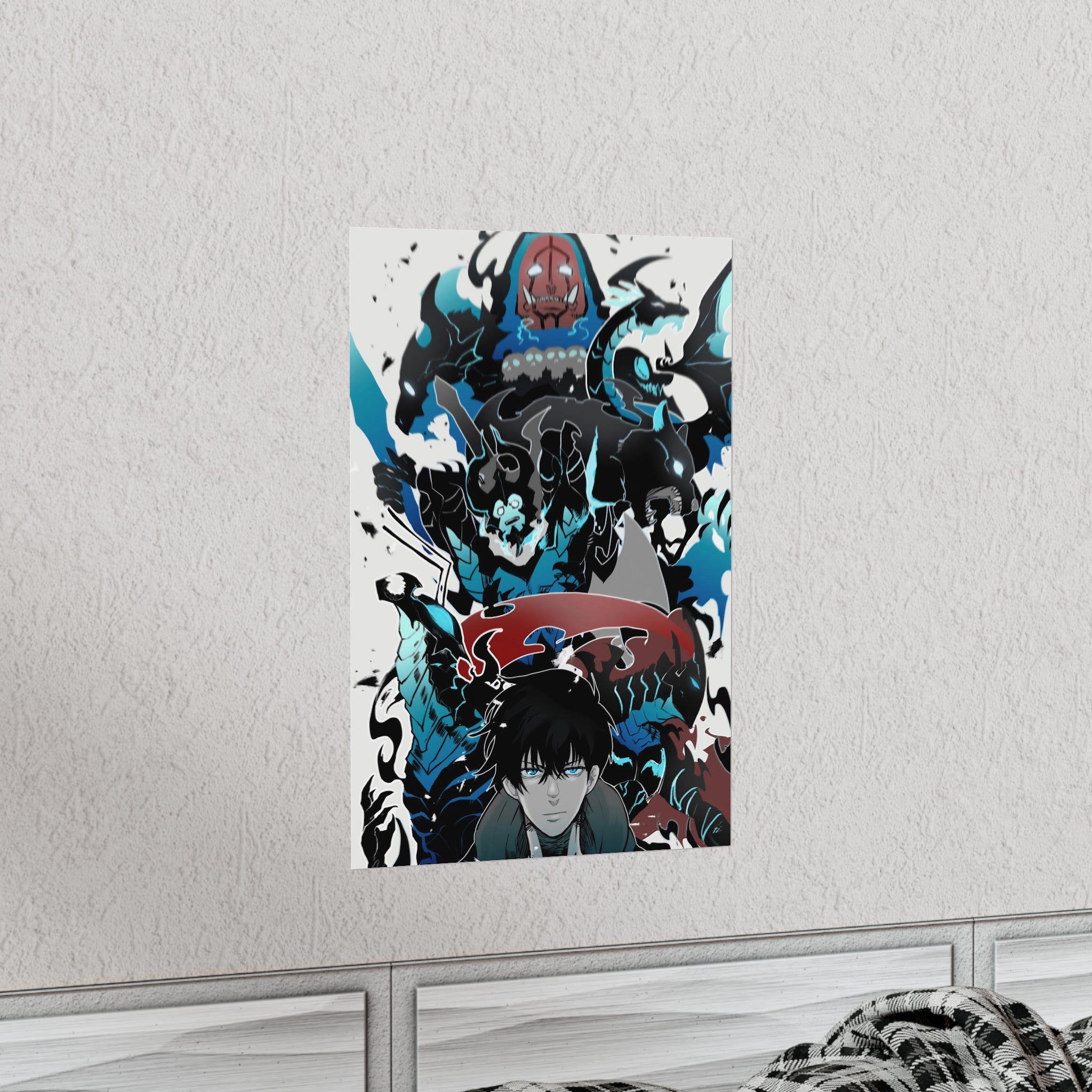 Solo Leveling Poster - Premium Matte Vertical Poster - Sung Jin Woo Ig ...